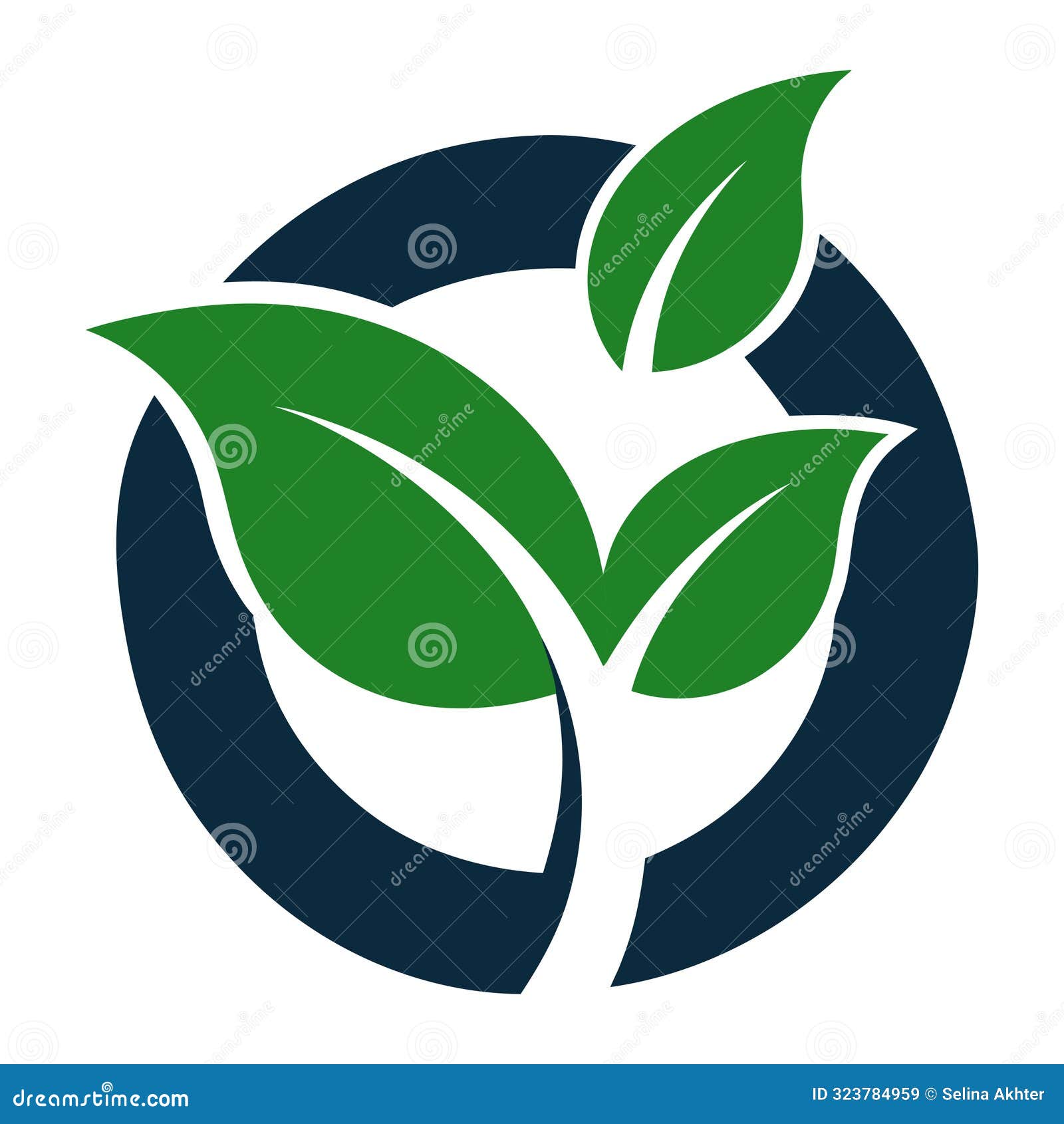 Ecosystem Logo Vector Illustration Icon. Stock Illustration ...