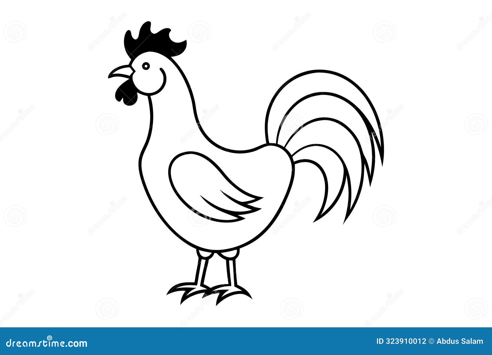 Rooster Call Wake Up Illustration Royalty-Free Cartoon | CartoonDealer ...
