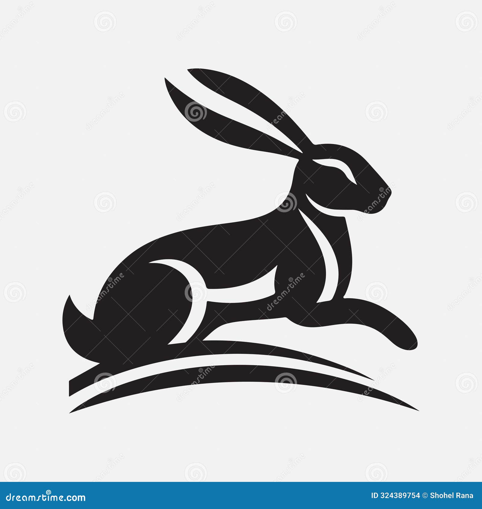 Majestic Hare Silhouette: Capturing the Elegance of Nature S Swift ...