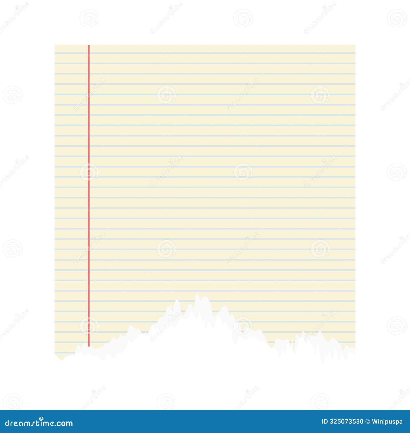 Torn Paper Pieces Illustration Stock Illustration - Illustration of ...