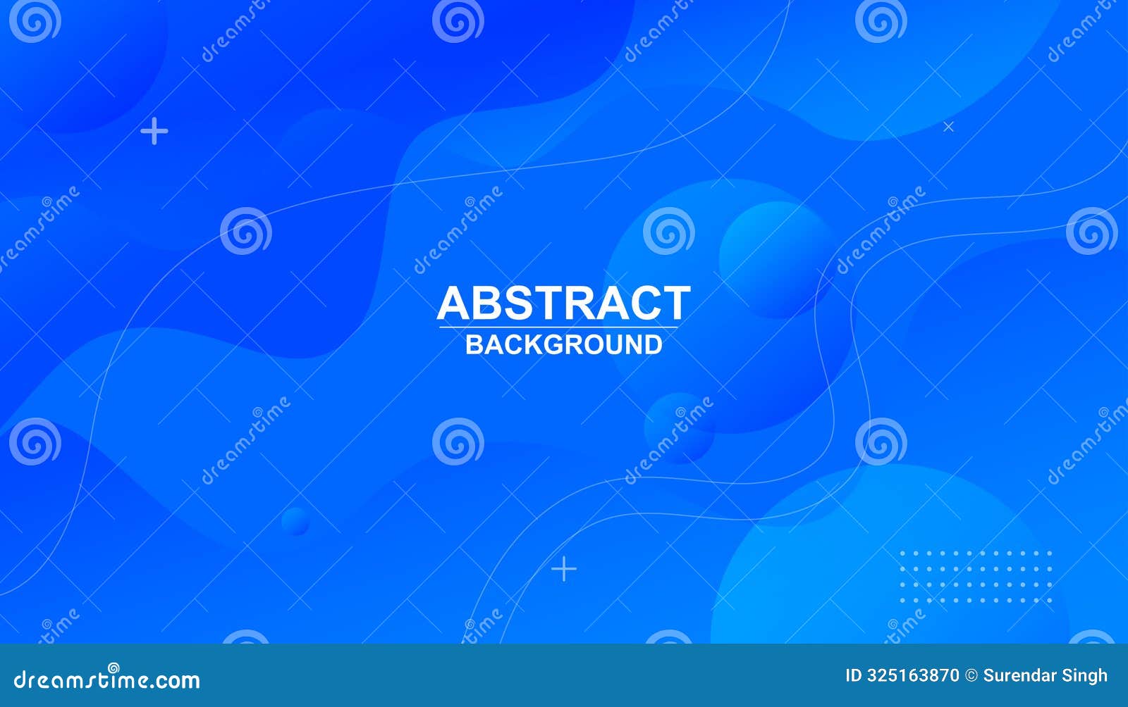Abstract Blue Background, Dynamic Shapes Composition, Blue Gradient ...