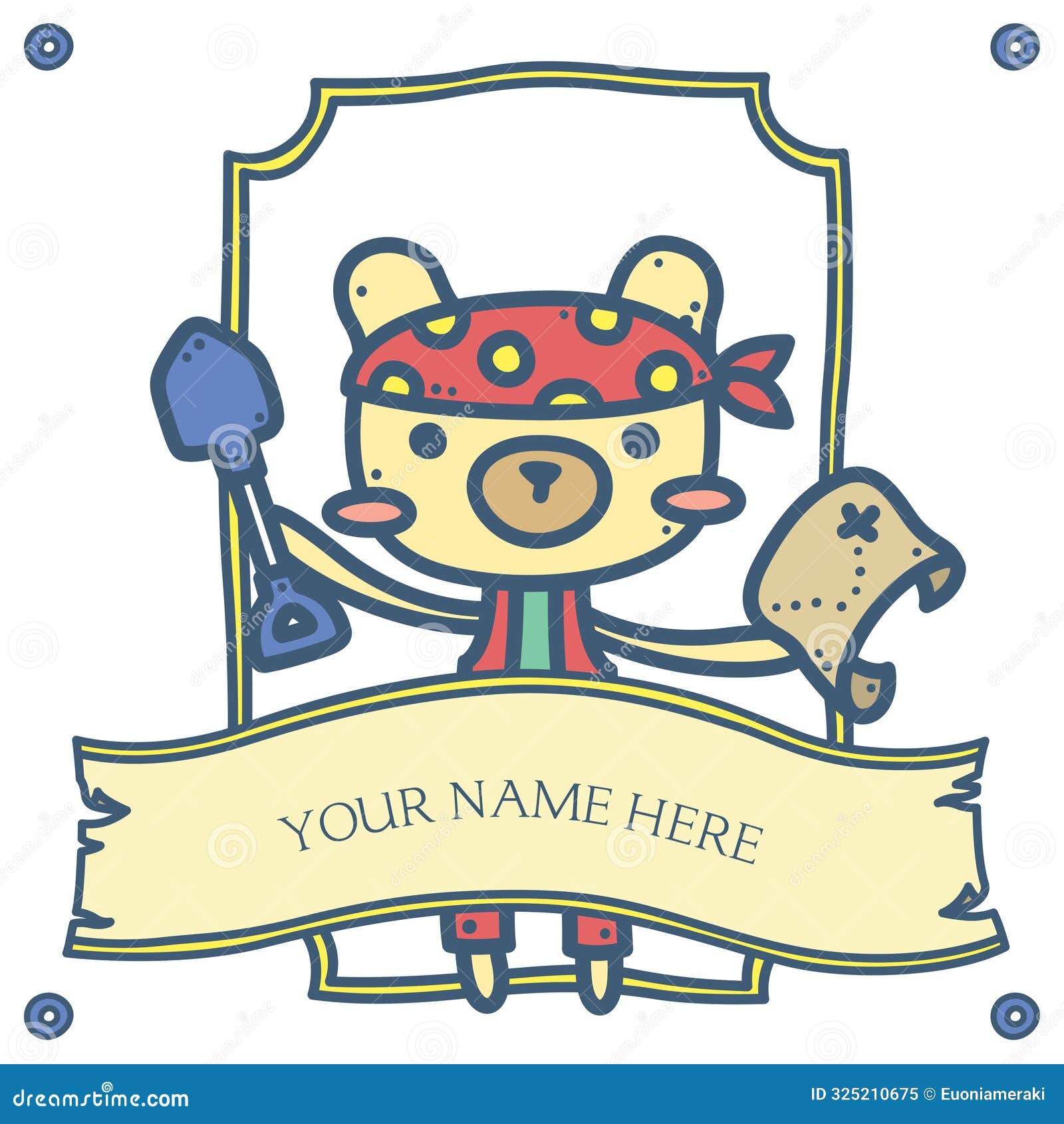Cute Fun Pirate Ship Captain and Crew Member Custom Character with ...