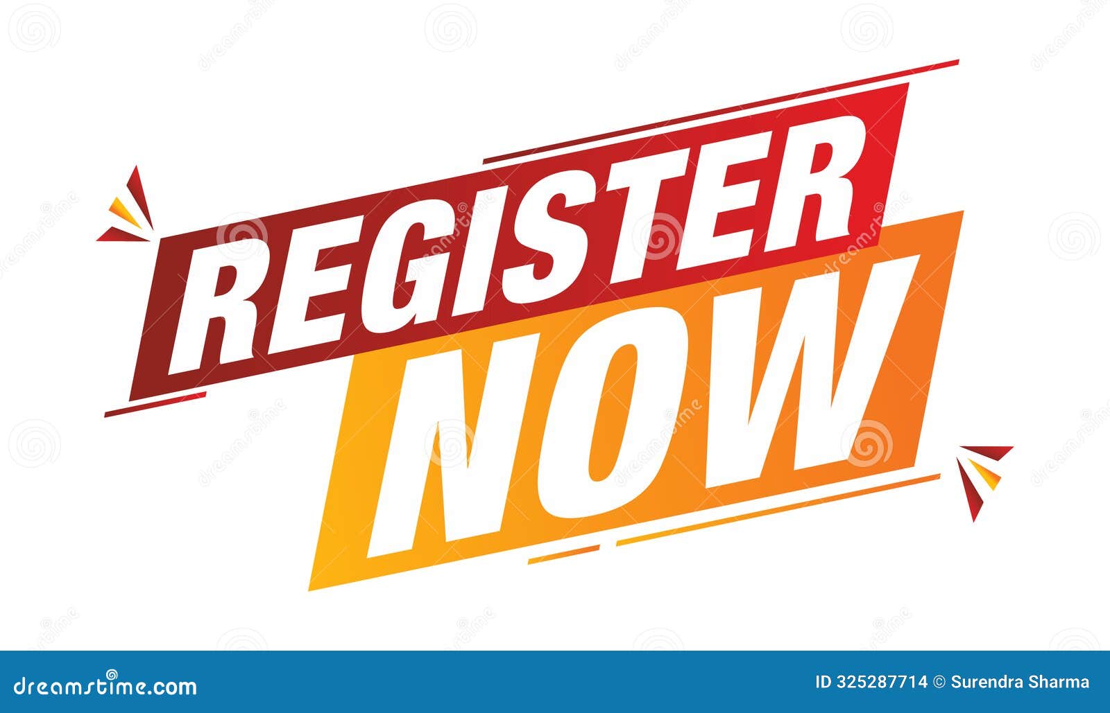 Registration Now Infographics. Vector Illustration. Stock Illustration ...