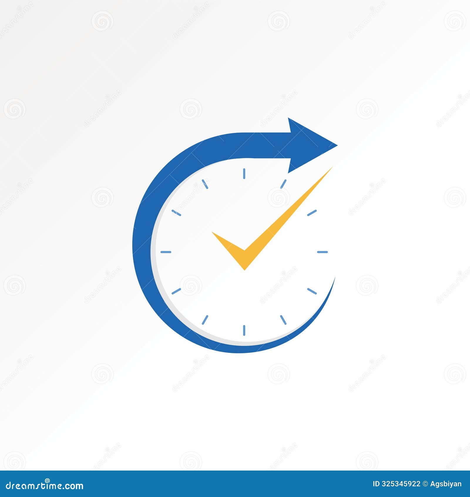 Checklist Wall Clock Watch Time Fast Swoosh Arrow. Related Date Speed ...