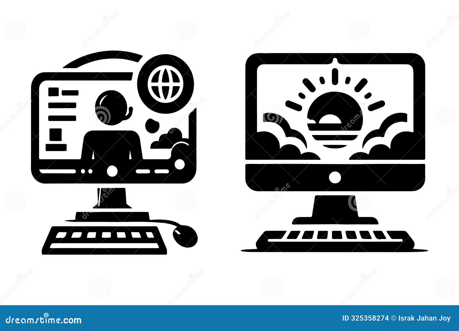 Computer Vector Art, Computer Icon, Logo, Icon, Illustration File Stock ...