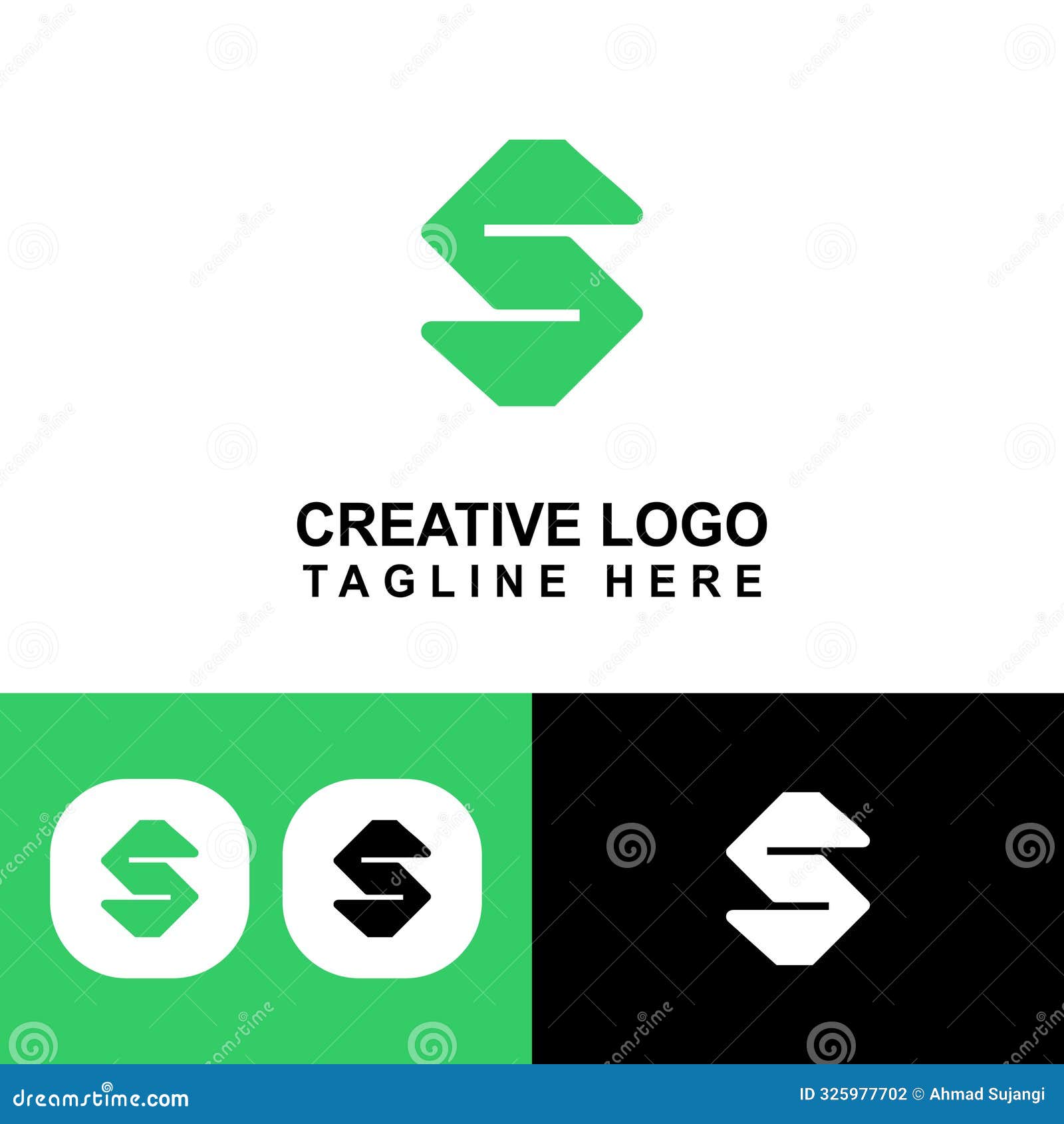 Simple S Logo Template Design for Small Business. Stock Vector ...