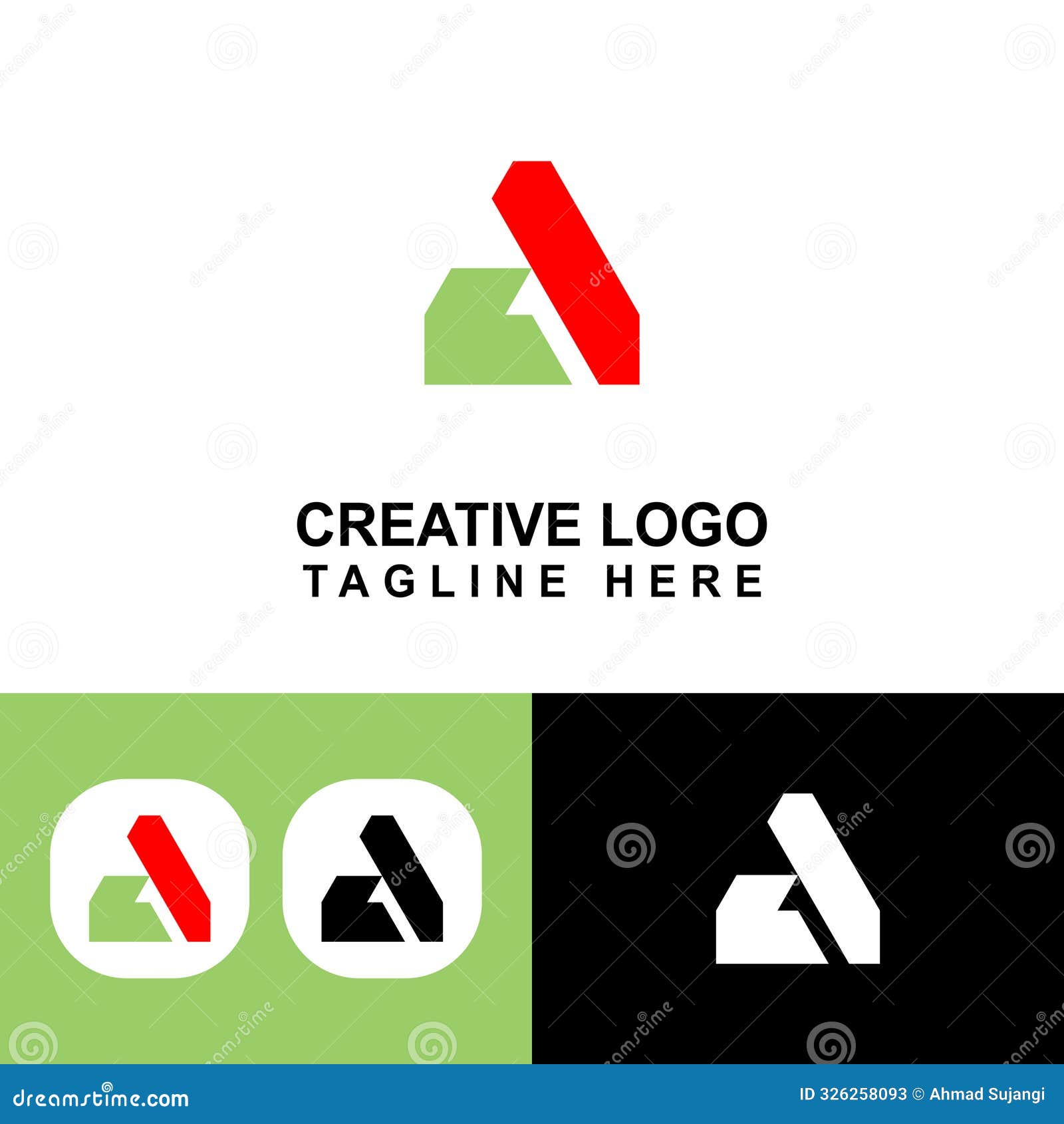 A Logo Abstract Design for Office Sign. Etc. Stock Vector ...