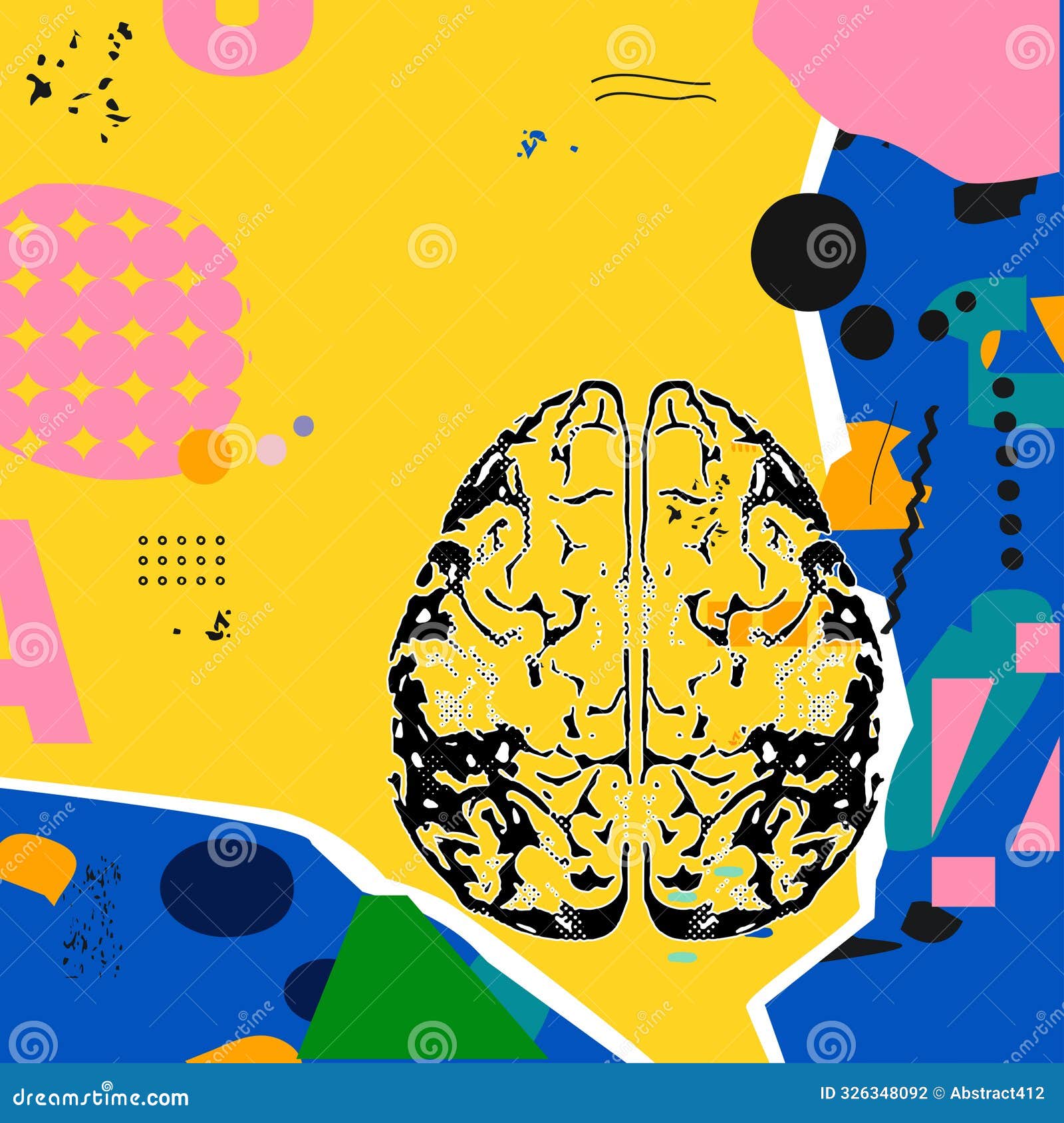 Creative Thinking, Ideas and Brainstorming Collage Background with ...