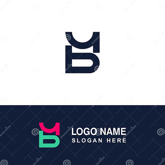 Wordmark Logo Design with Matching Colors. Stock Vector - Illustration ...