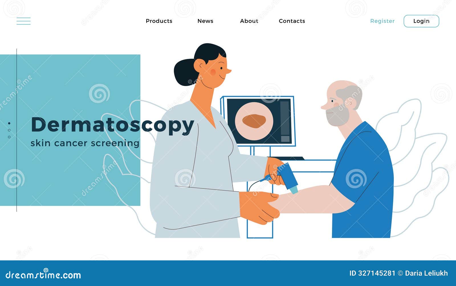 Dermatoscopy. Skin Cancer Screening. Medical Equipment. Medical ...