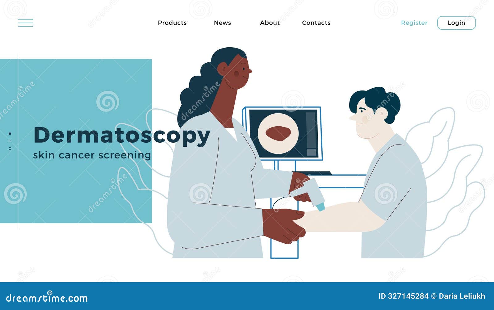 Dermatoscopy. Skin Cancer Screening. Medical Equipment. Medical ...