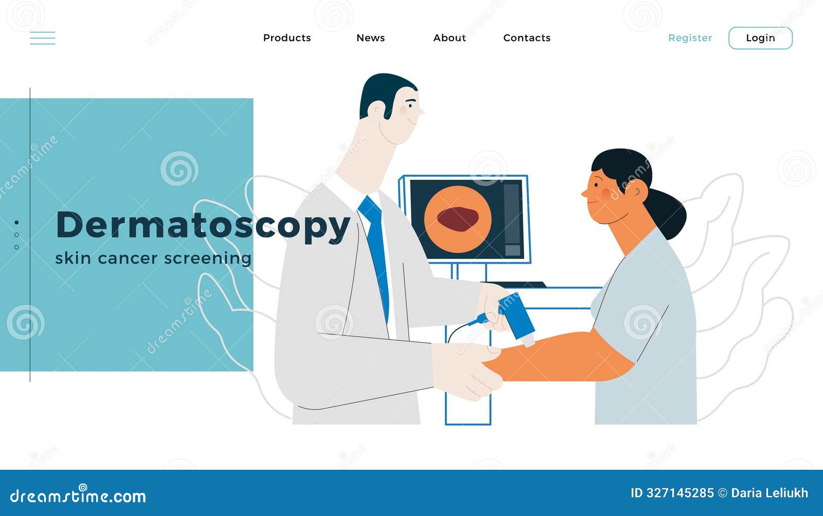 Dermatoscopy. Skin Cancer Screening. Medical Equipment. Medical ...