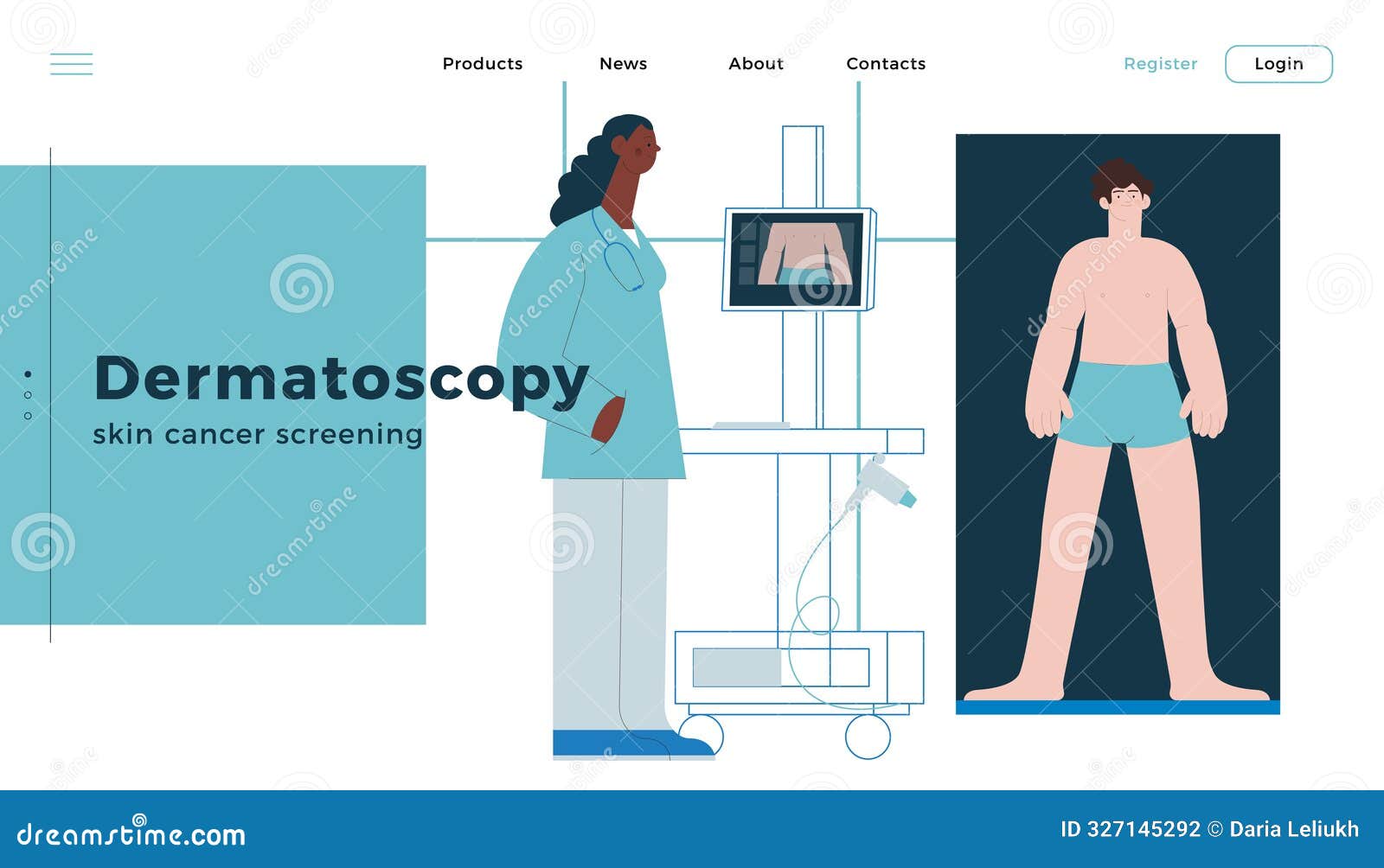 Dermatoscopy. Skin Cancer Screening. Medical Equipment. Medical ...