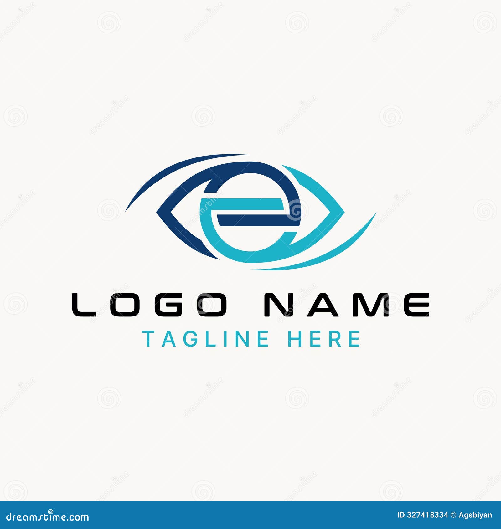 Initial E Font Unique Art Eye View Swoosh. Related To Monogram ...