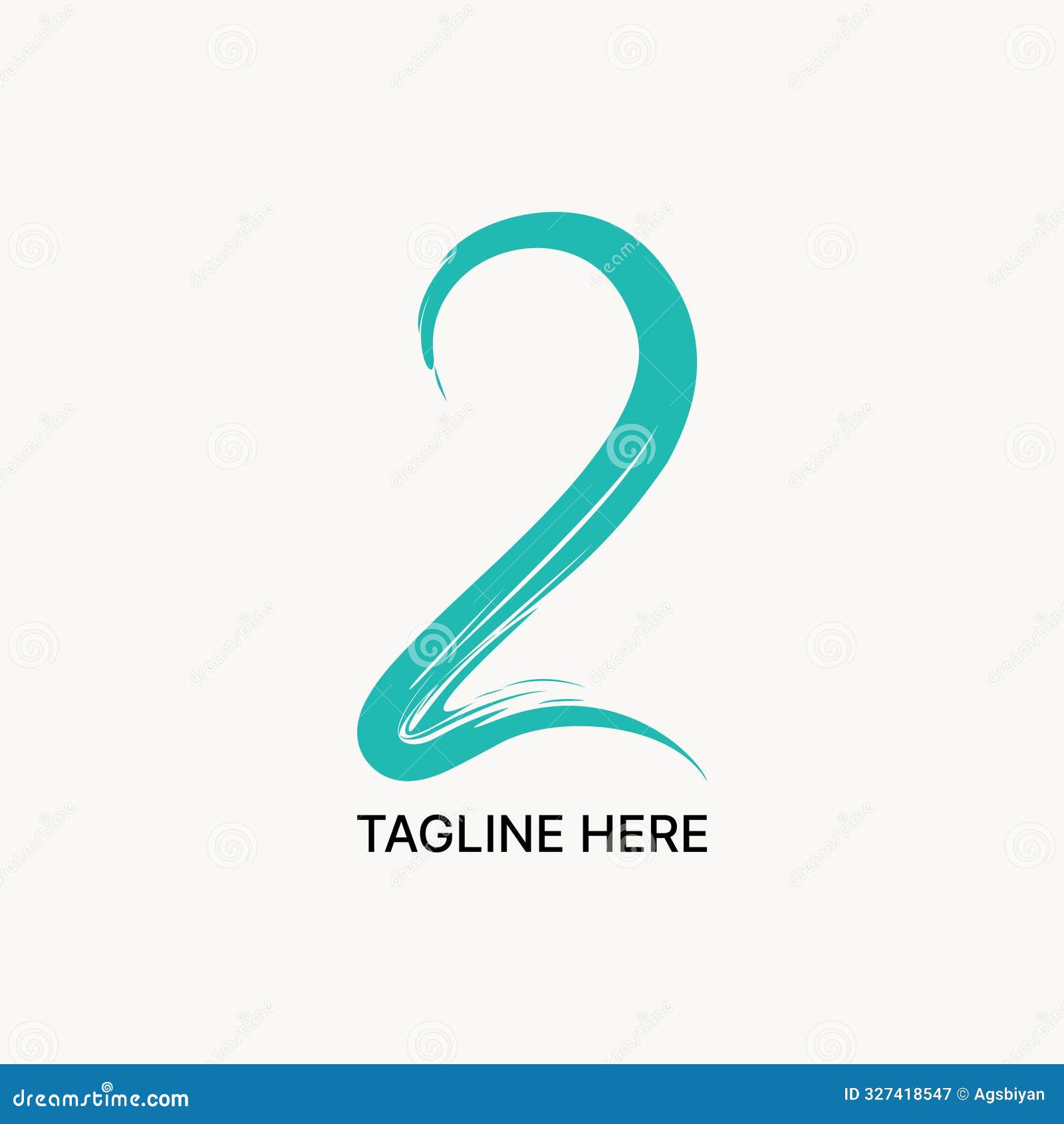 Number 2 Art Sratches Rustic Style. Related To Monogram Typography ...