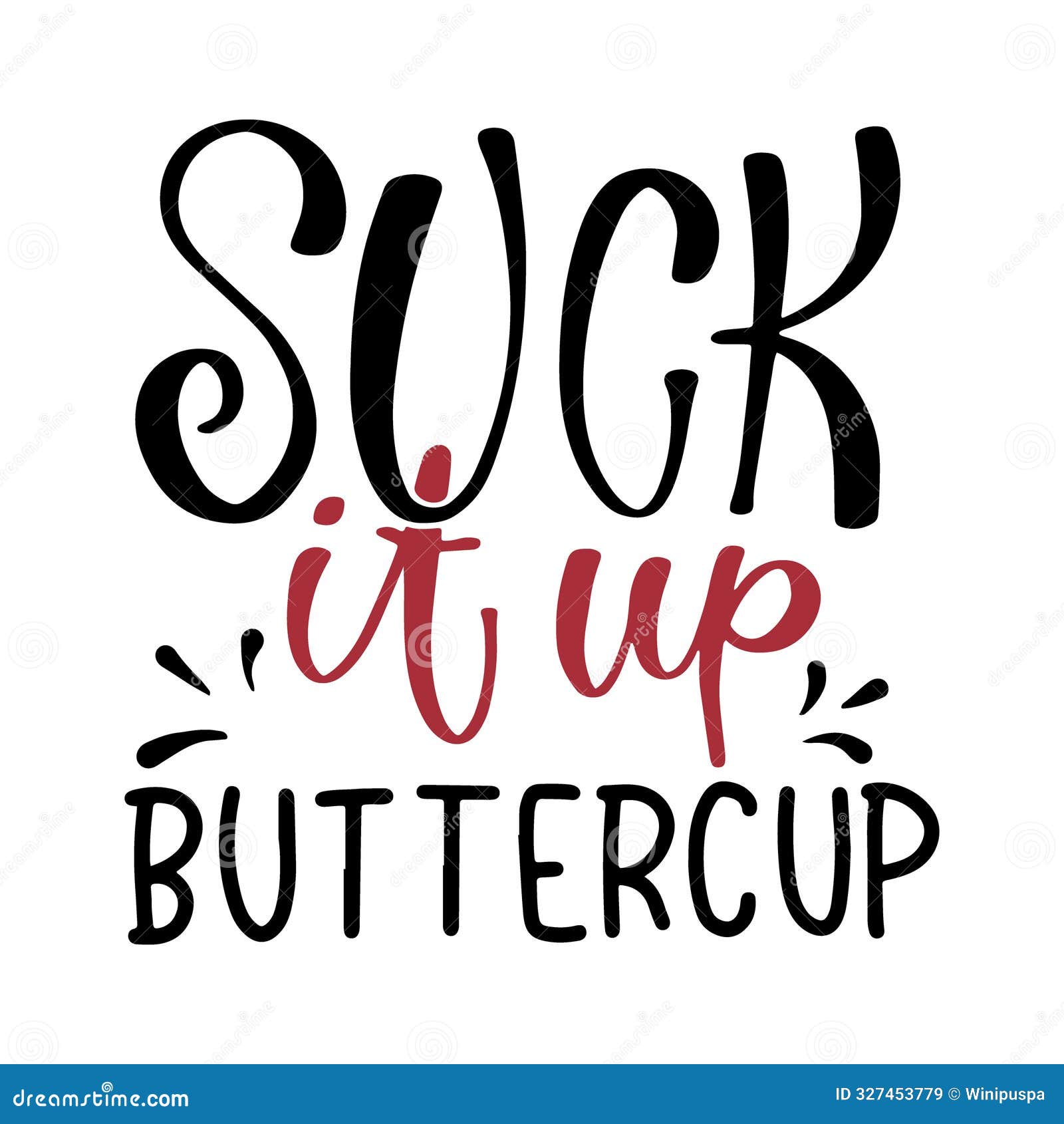 Funny Lettering Quotes about Cats for Print in Hand Drawn Style. Stock ...