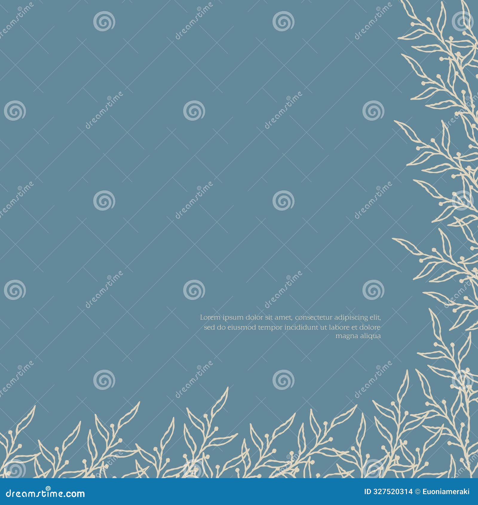 Various Classic Floral Background Layout Blank Template in Vintage ...