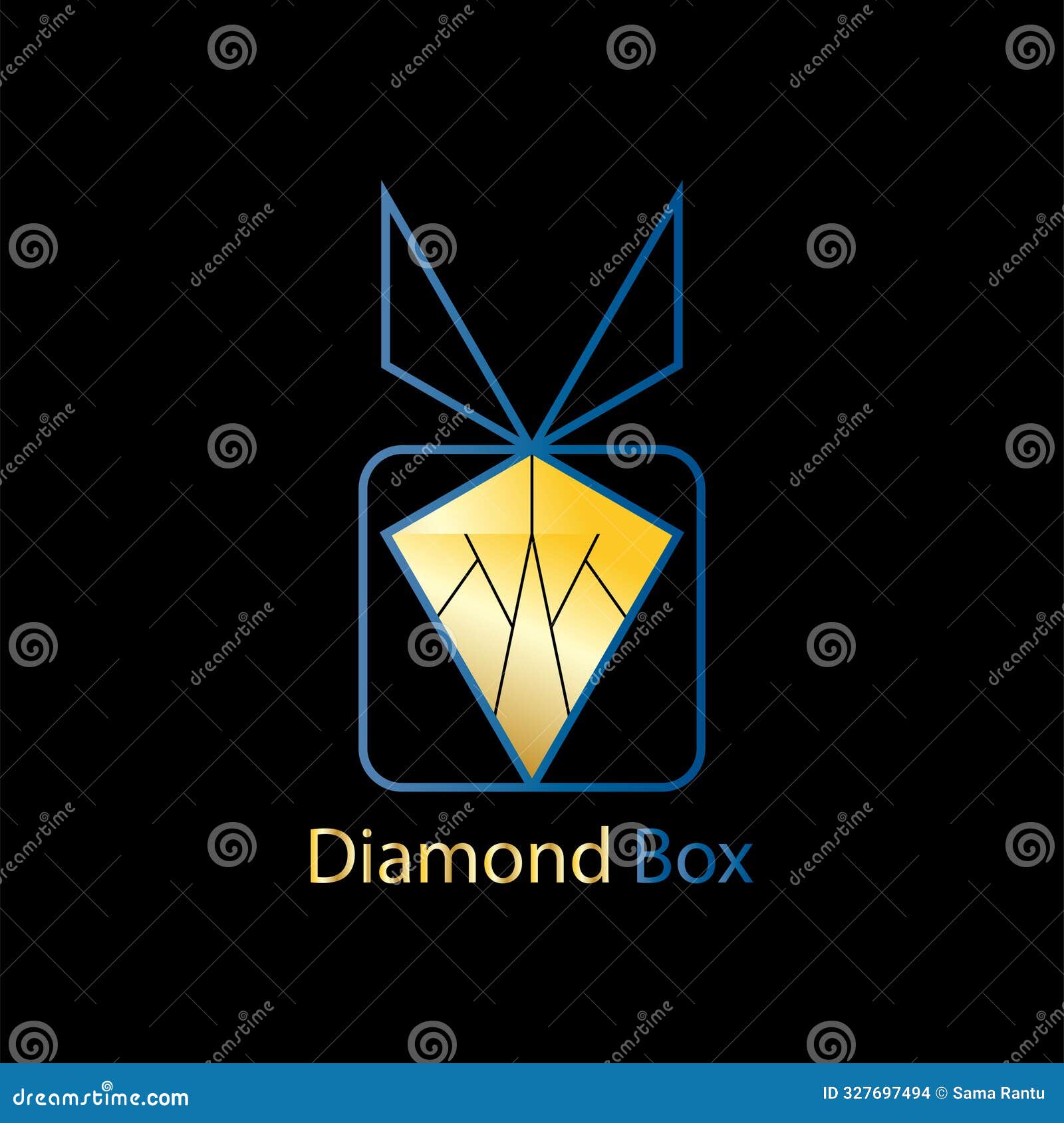 Logo Concept for Diamond Store Stock Vector - Illustration of sign ...