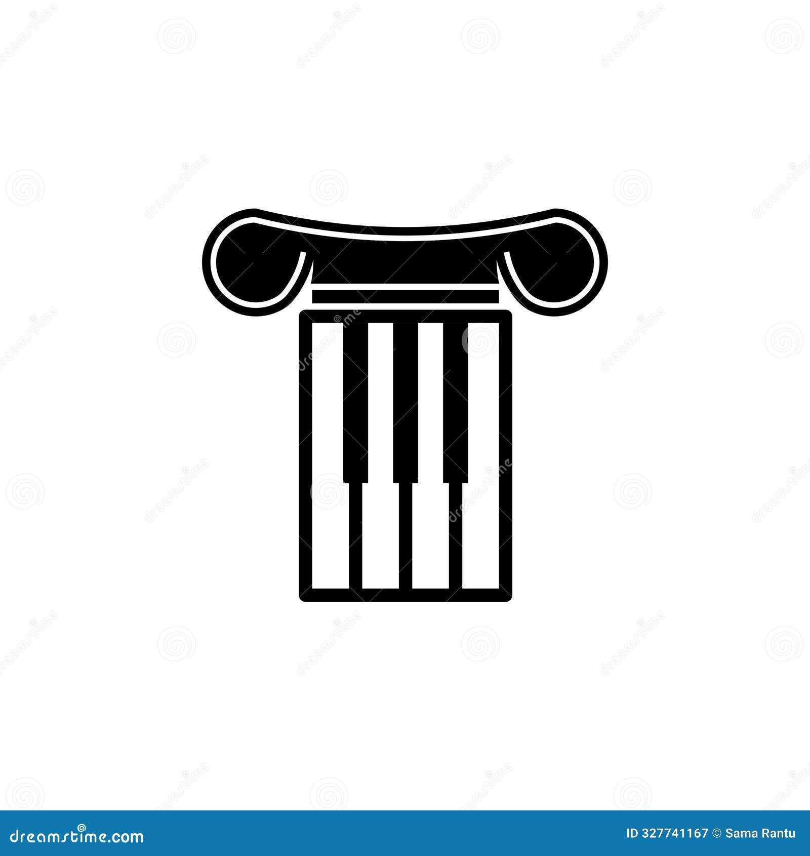 Musical Logo Design, Piano Symbol Vector Stock Illustration ...