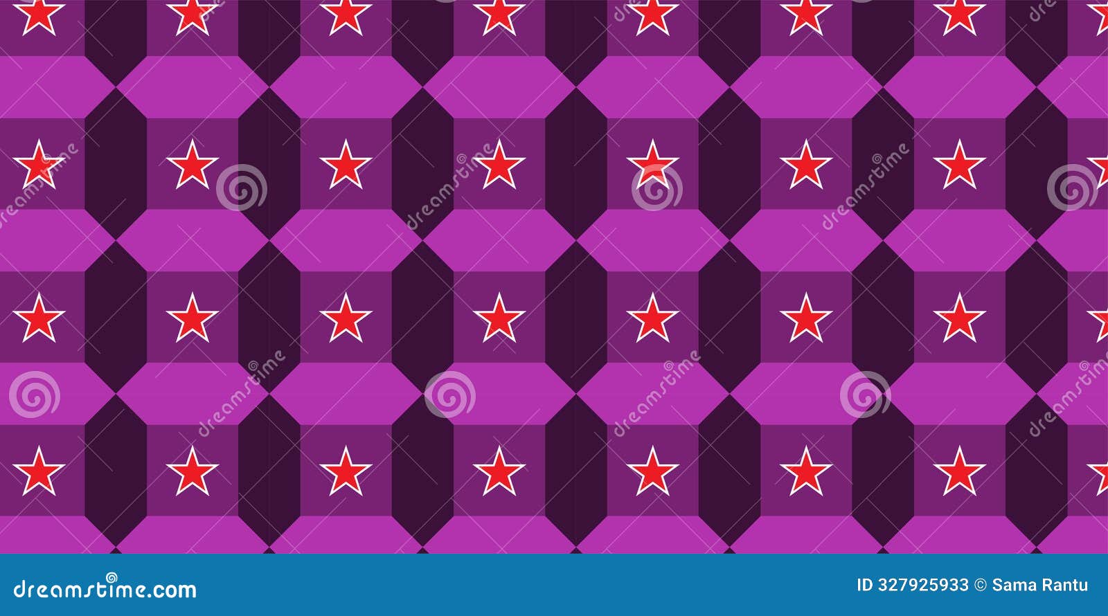 Abstract Design with Geometric Pattern with Octagon Shape and Purple ...