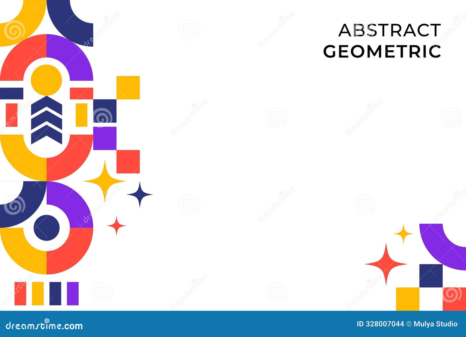 Premium Background Geometric Abstract Style Shape Vector Stock ...