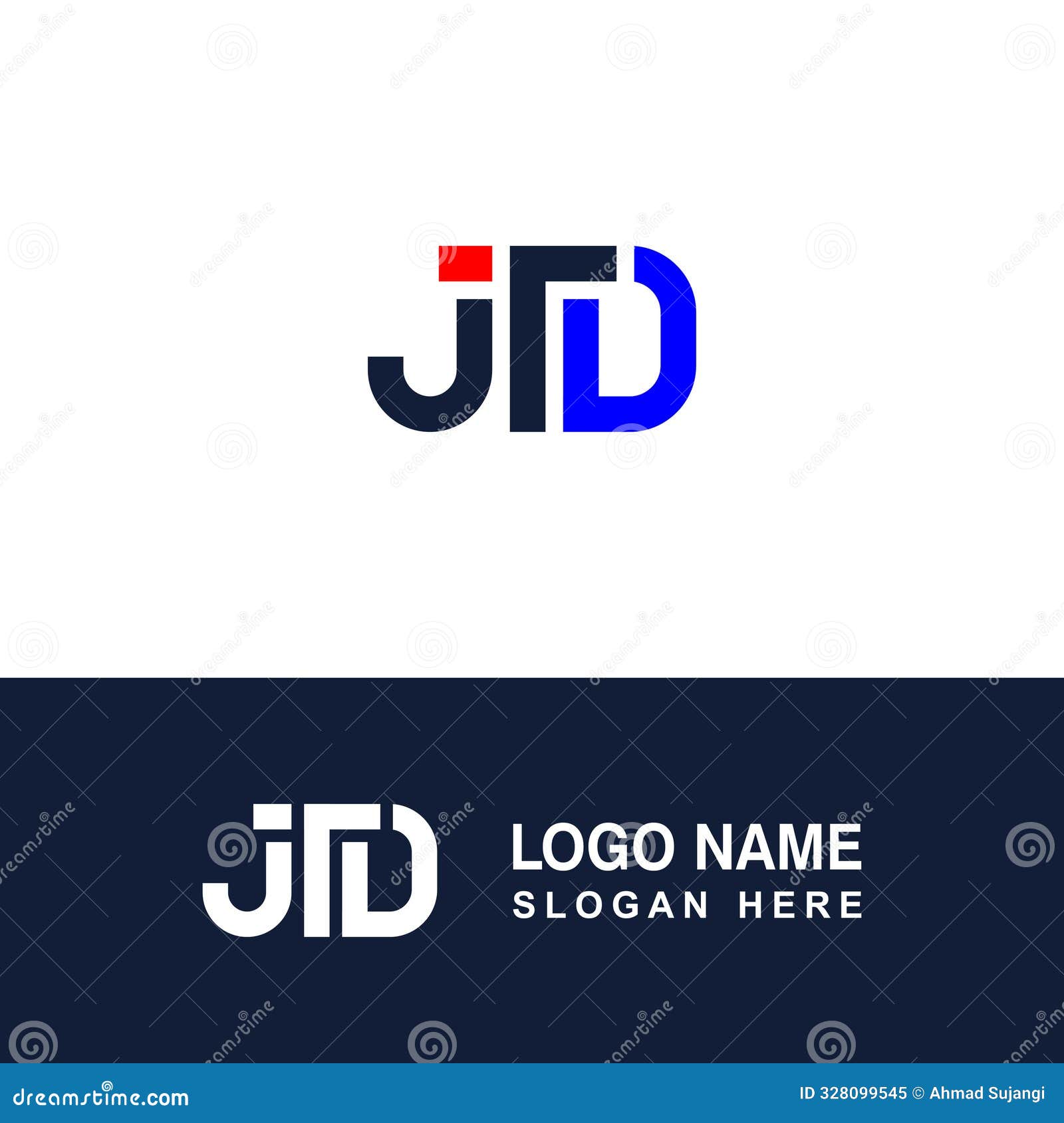 JTD Logo Illustration for Business. Stock Vector - Illustration of ...