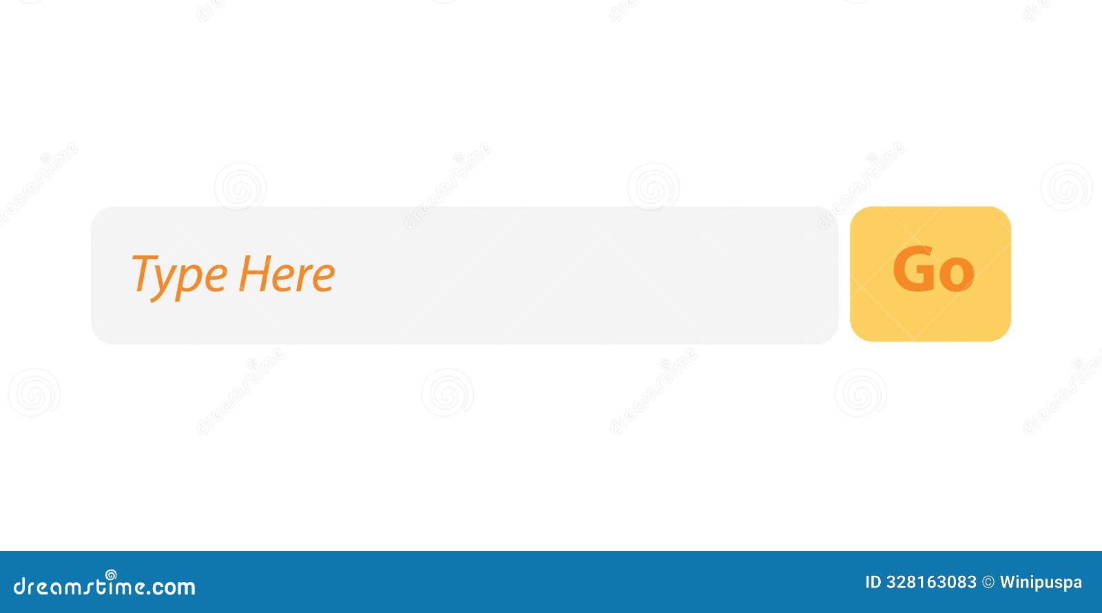 Search Bar Template stock illustration. Illustration of computer ...