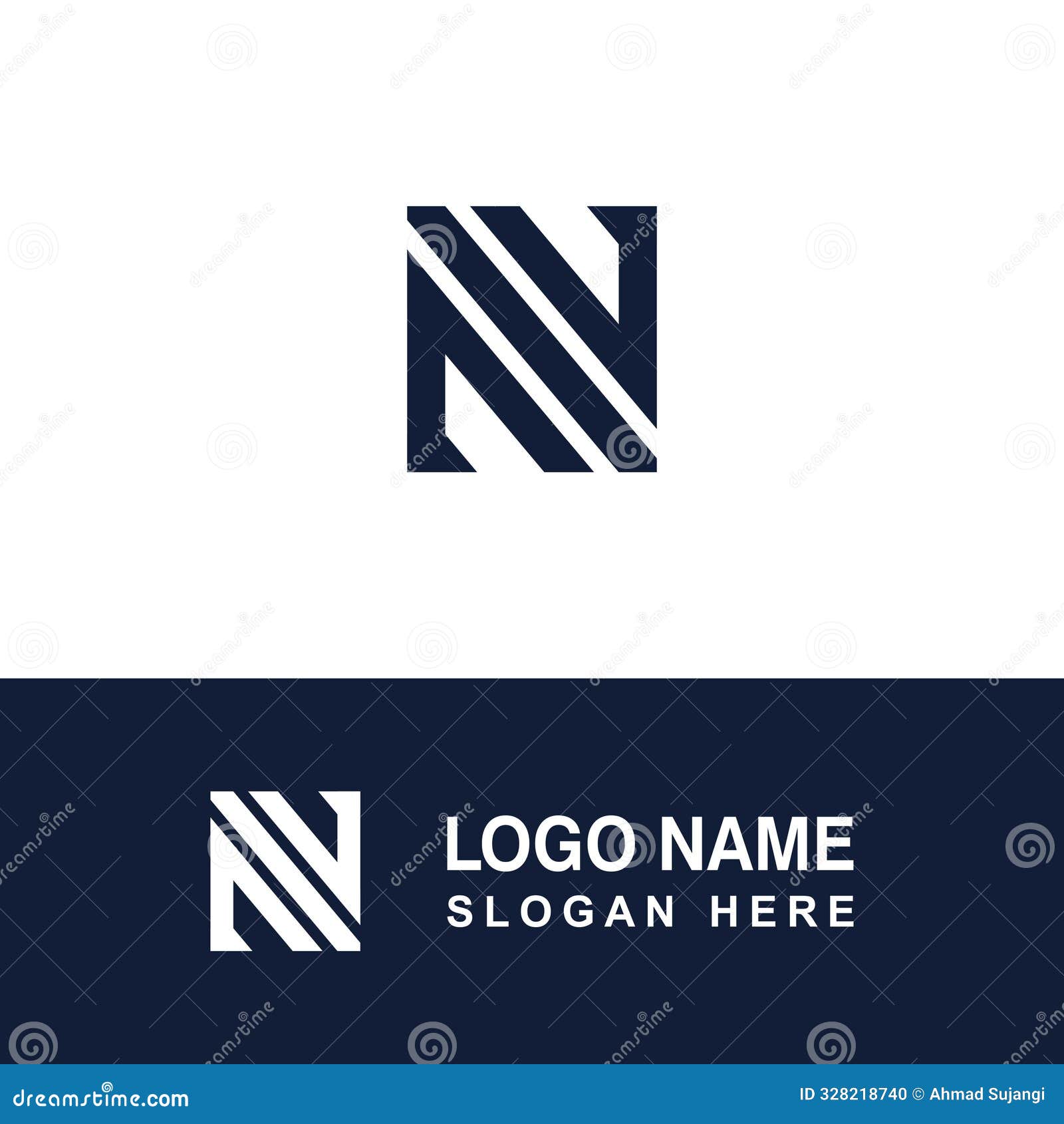 Very nice N logo design. stock vector. Illustration of idea - 328218740