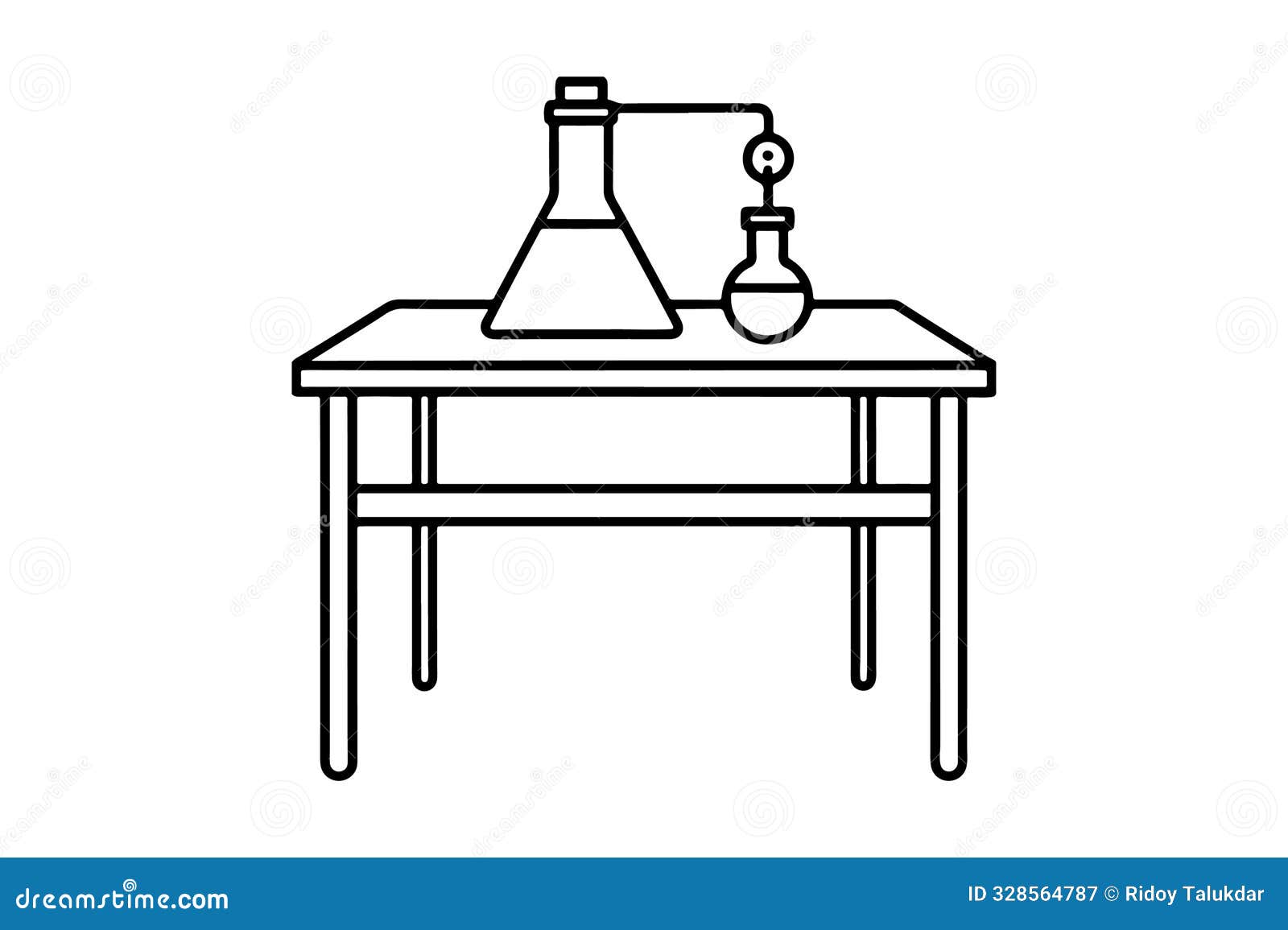 The Art Of Table Lab Silhouette Illustration: A Visual Guide Cartoon ...