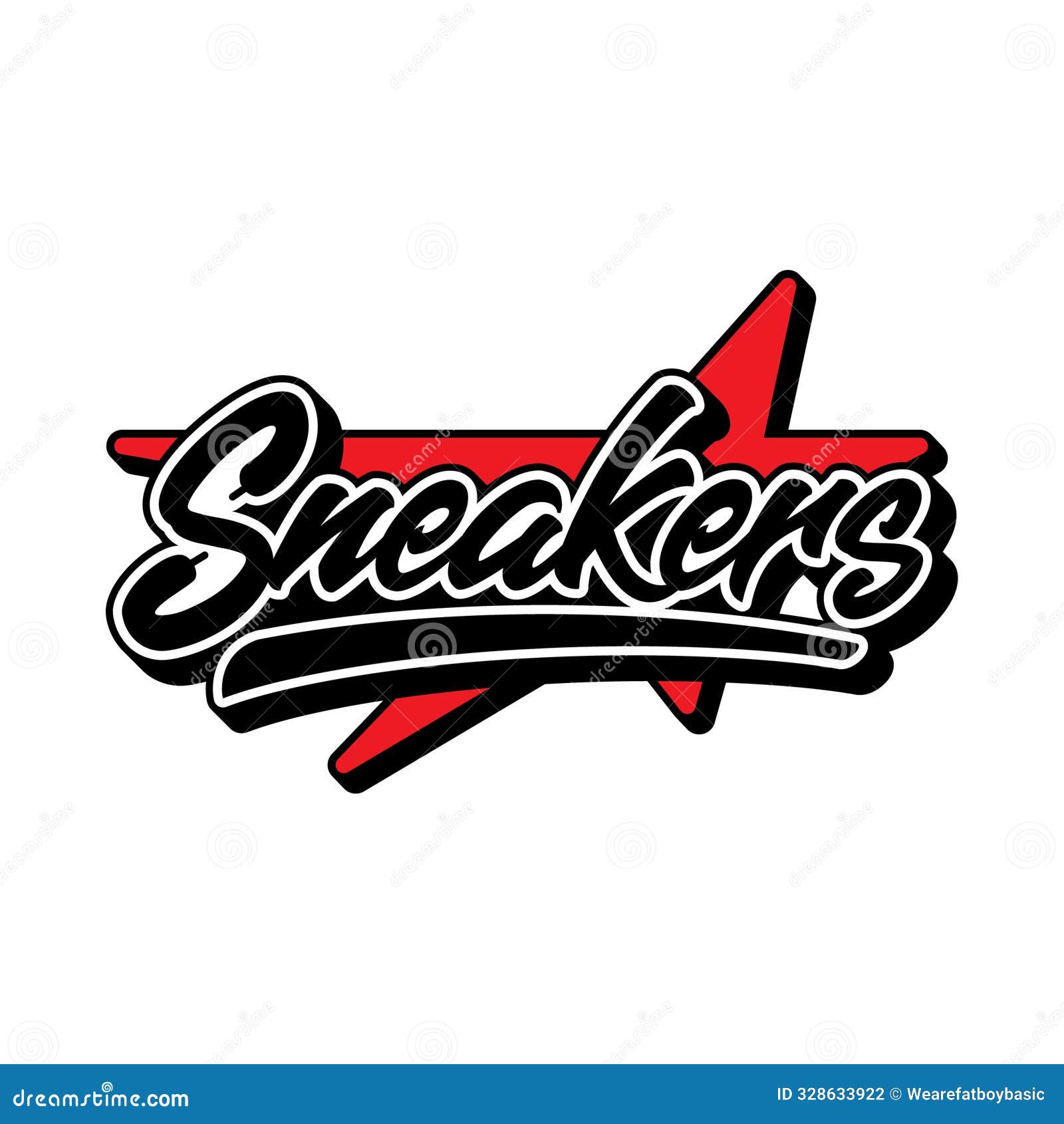Sneakers Slogan Custom Lettering Logo Tshirt Streetwear. Sneaker Logo ...