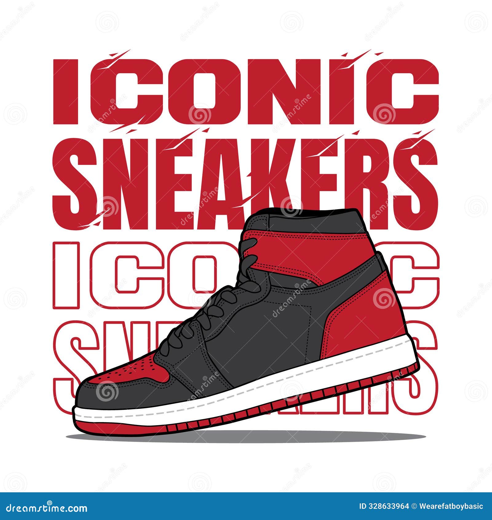 Sneakers Shoes with Slogan Lettering Typography Custom Font for Tshirt ...