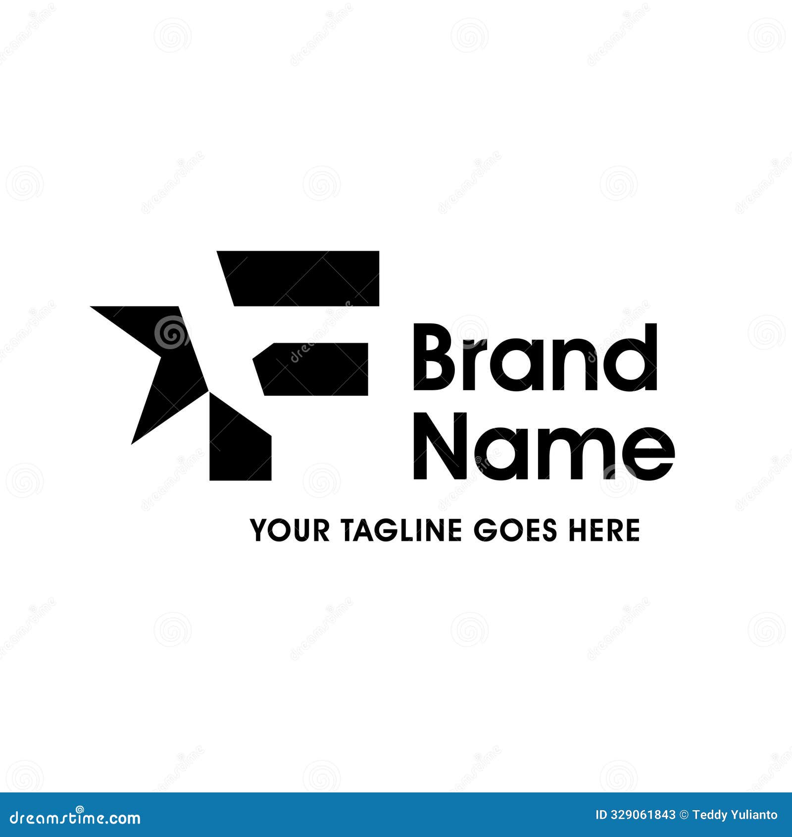 Simple and Memorable Initial F Star Logo Stock Illustration ...