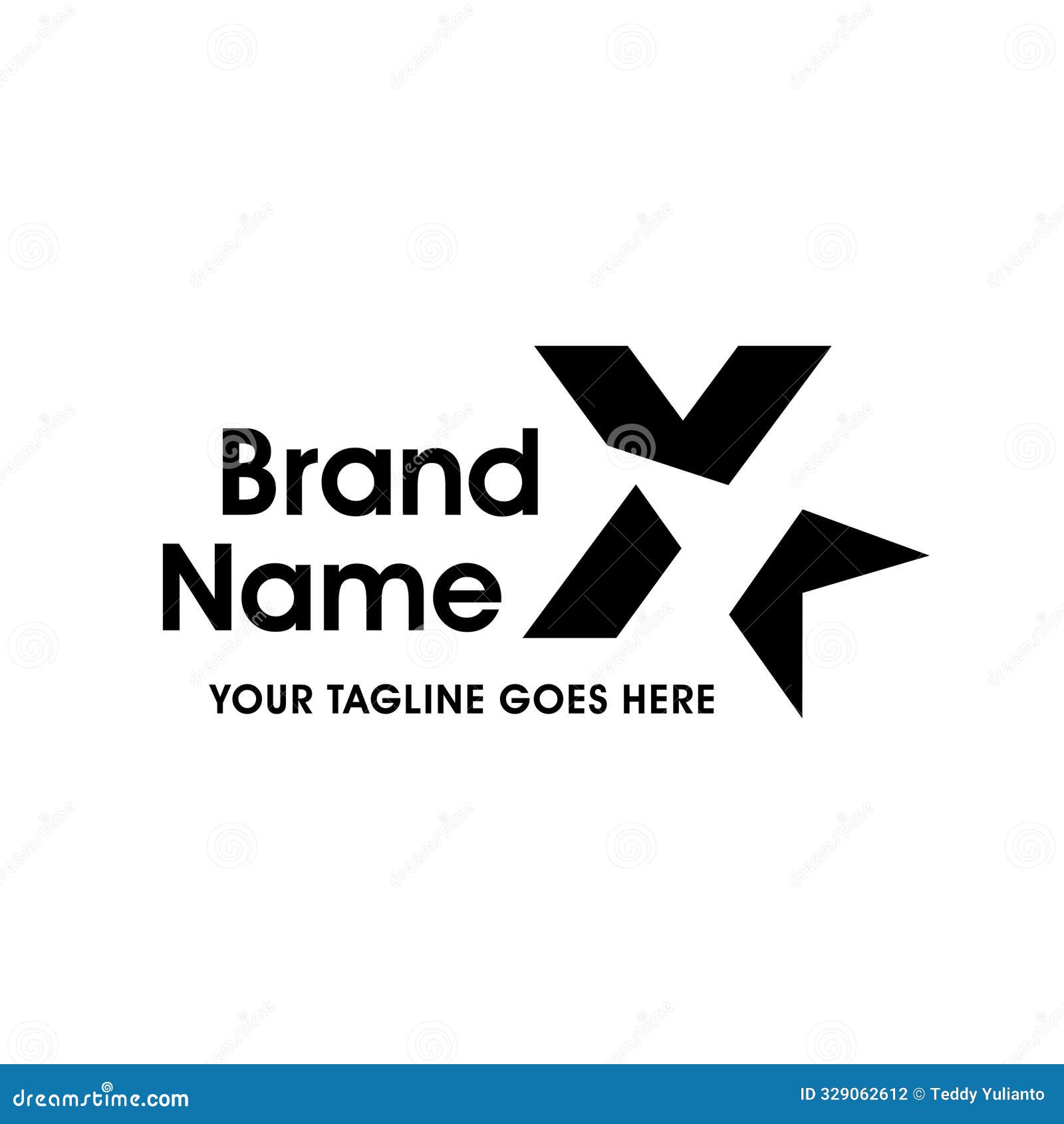 Simple and Memorable Initial X Star Logo Stock Vector - Illustration of ...