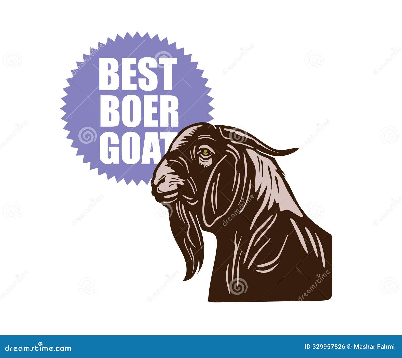 GREAT BOER HEAD COMPANY LOGO Stock Illustration - Illustration of ...