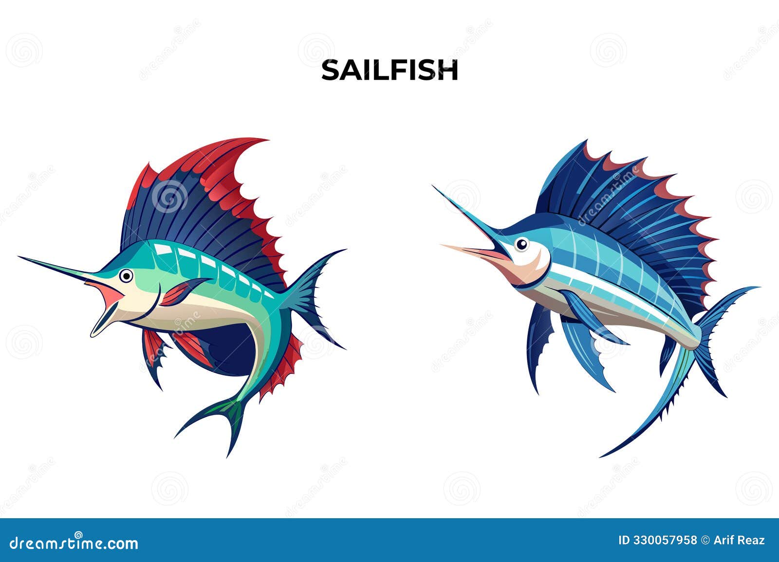 Sailfish Vector Illustration: a Versatile Design Resource Stock Vector ...