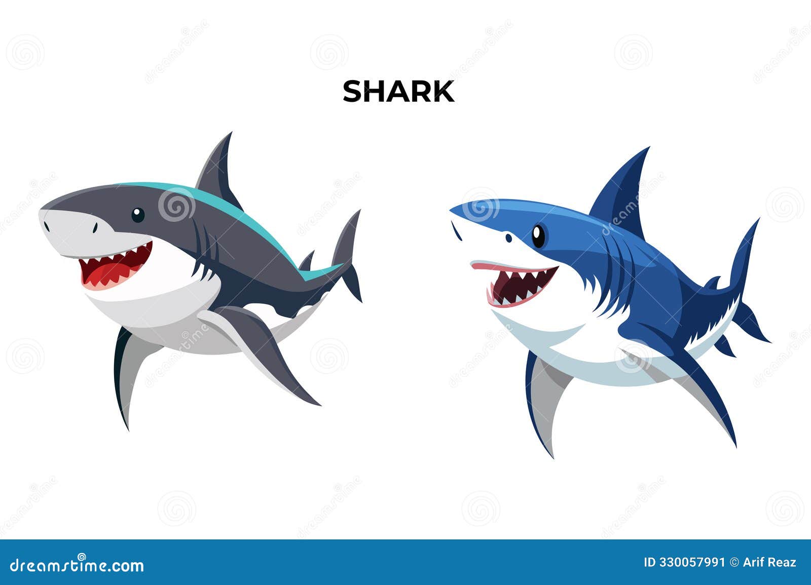 Shark Fish Vector Illustration: a Versatile Design Resource Stock ...