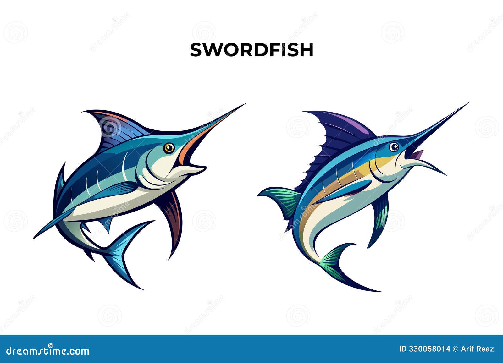 Swordfish Vector Illustration: a Versatile Design Resource Stock Vector ...