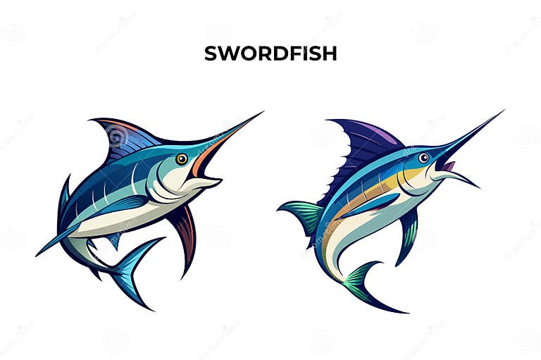 Swordfish Vector Illustration: a Versatile Design Resource Stock Vector ...