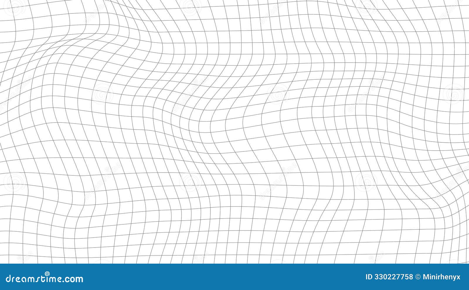 Retrofuturistic Black and White Wavy Grid Wireframes Background Stock ...