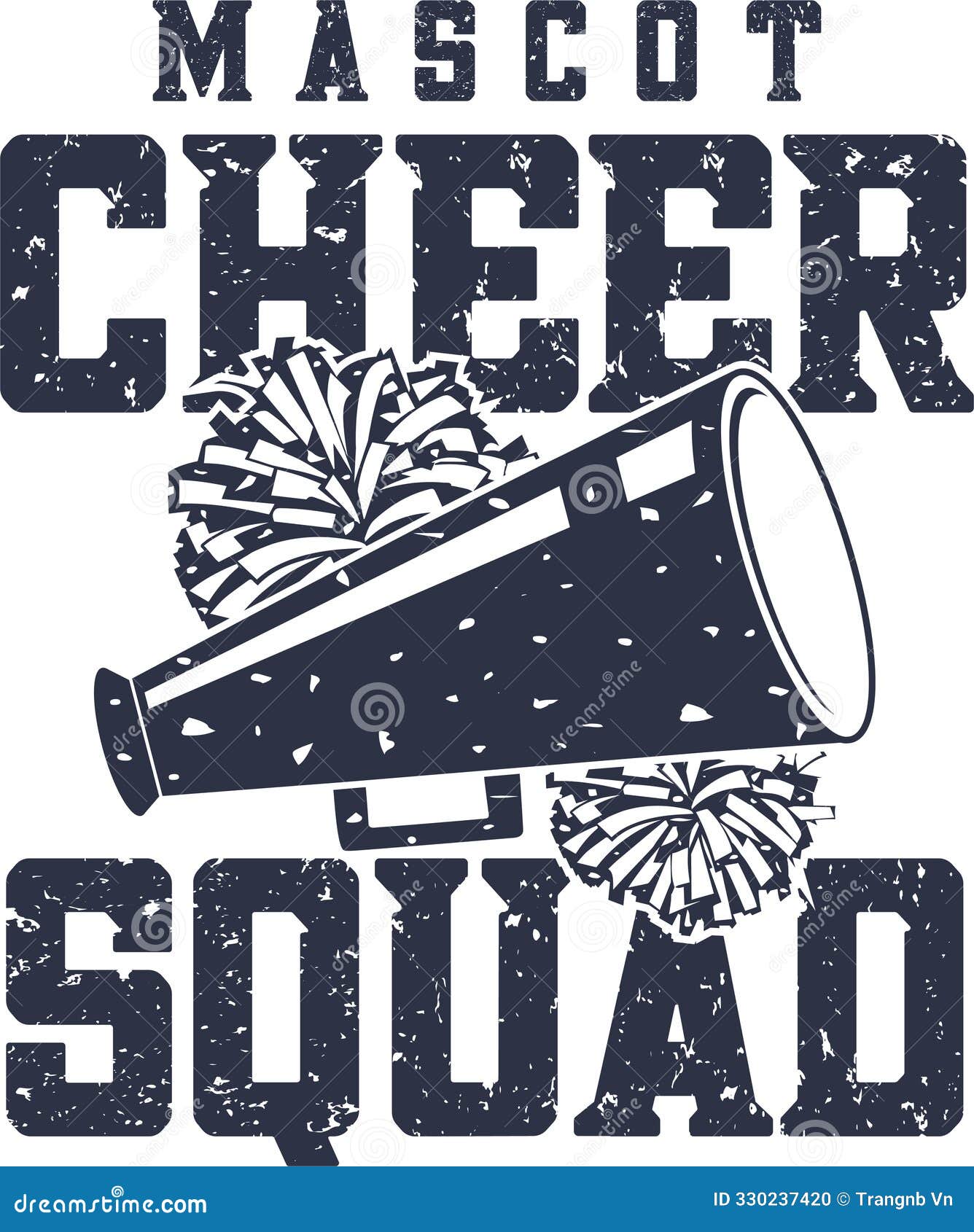 Mascot Cheer Squad, Cheerleader, Cheerleading Vector Files Stock Vector ...