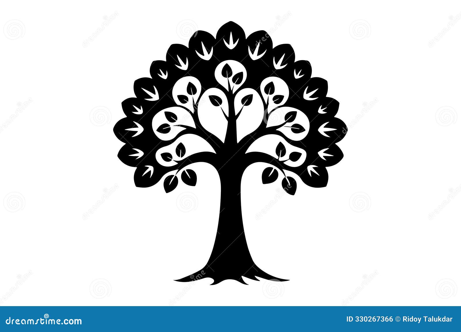 Dead Tree Icon. Simple Solid Style Vector Illustration Stock Vector ...