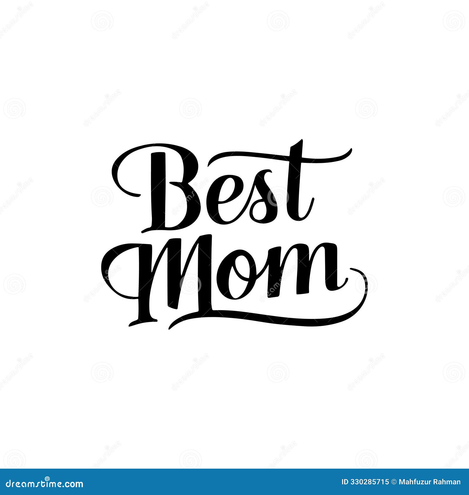 Celebrate Motherhood: Stunning Best Mom Typography Ideas Stock Vector ...