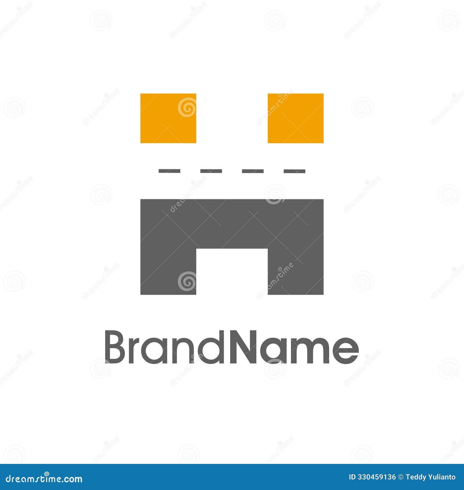 Simple Illustration Initial H Way Logo Stock Illustration ...