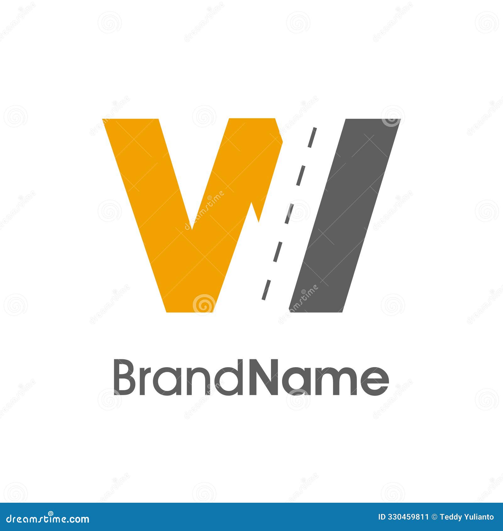 Simple Illustration Initial W Way Logo Stock Illustration ...
