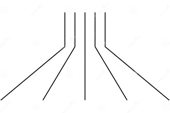 Slippery Road Sign, Abstract Wavy, Waving, Billowy and Undulating Lines ...