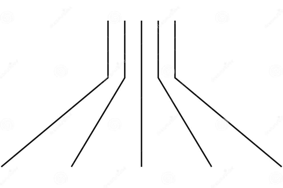 Slippery Road Sign, Abstract Wavy, Waving, Billowy and Undulating Lines ...