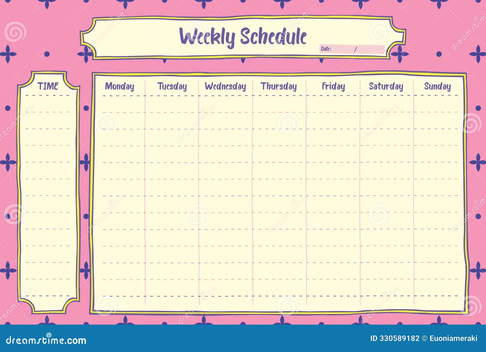 Series of Back To School daily Weekly Monthly Planner Journal List Memo ...