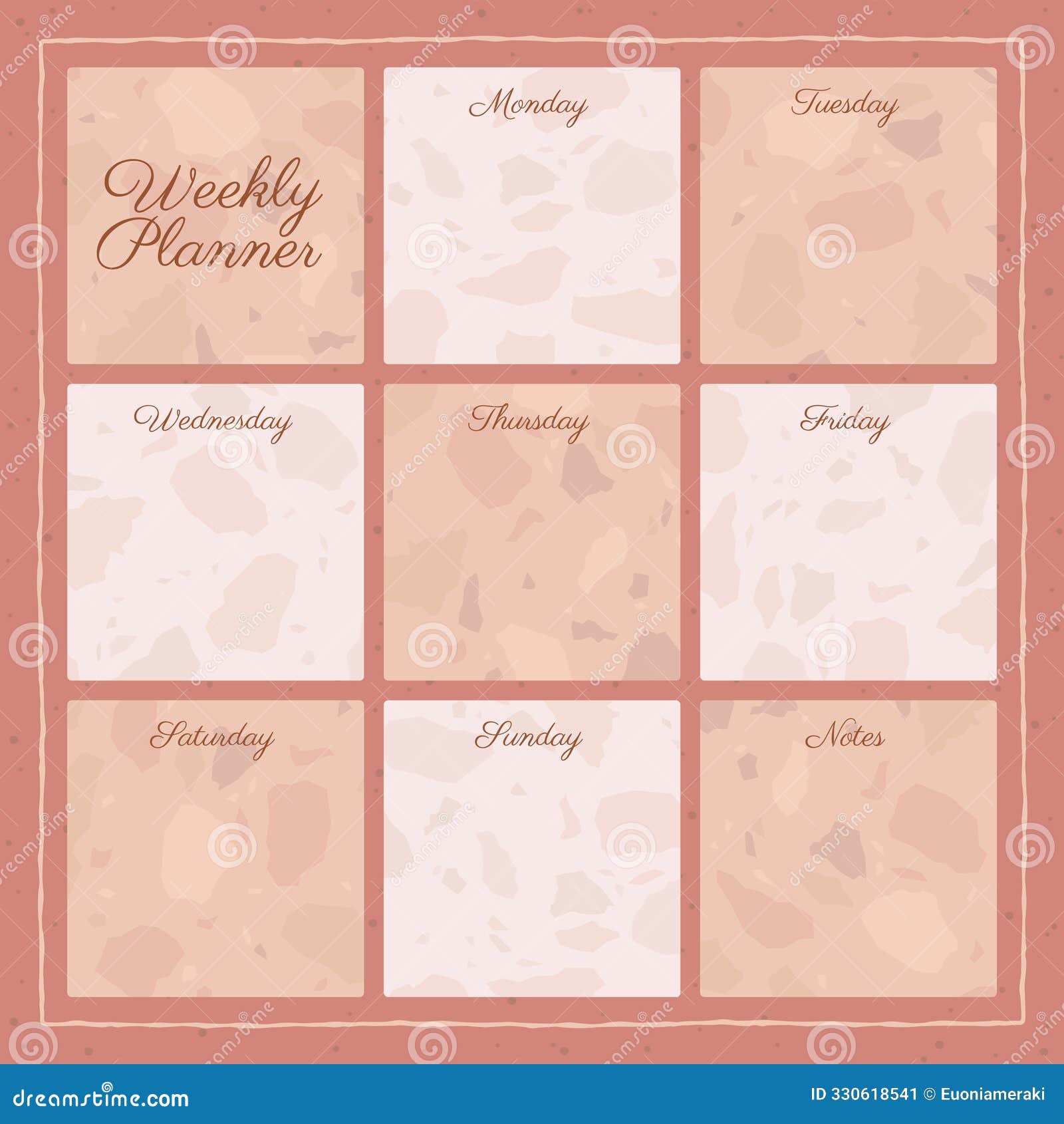 Planner Paper, To-do List Page Design. Cute Notebook, Notepad, Blank ...