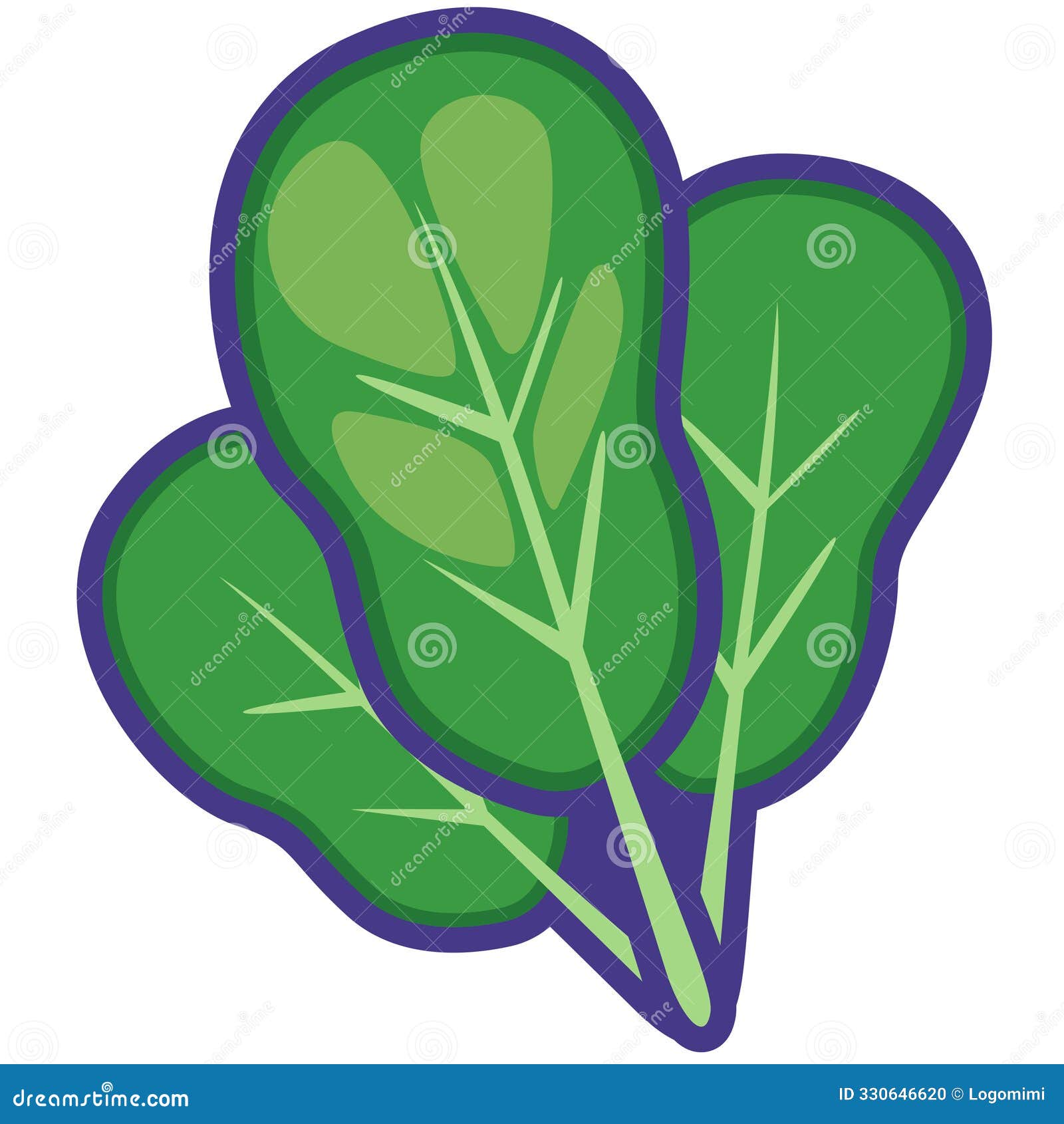 Mustard Green Pak Coy Vegetable Vector Illustration, Cartoon Vegetables ...