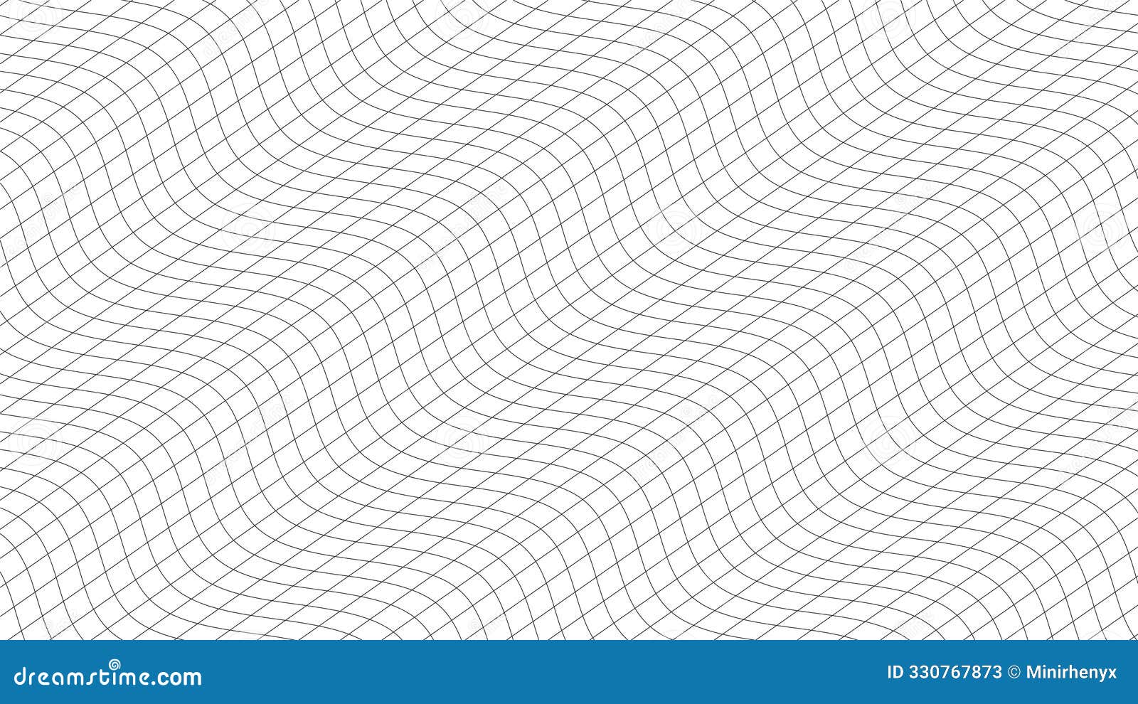 Diagonal Wavy Grid Pattern on White Background in 4k Resolution Stock ...
